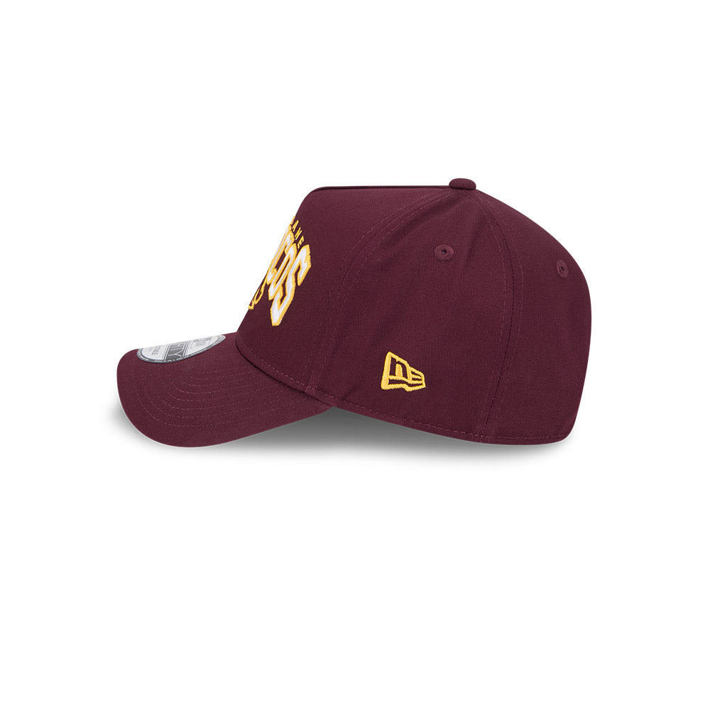 New Era 9Forty A-Frame NRL Team Arch Logo Brisbane Broncos Maroon – Cap ...