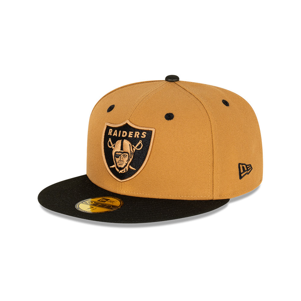 New Era 59Fifty NFL Wheat Black Las Vegas Raiders – Cap-Z Australia
