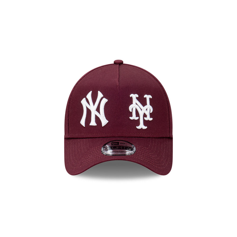 New Era 9Forty A-Frame MLB Subway Series New York Yankees X New York M ...