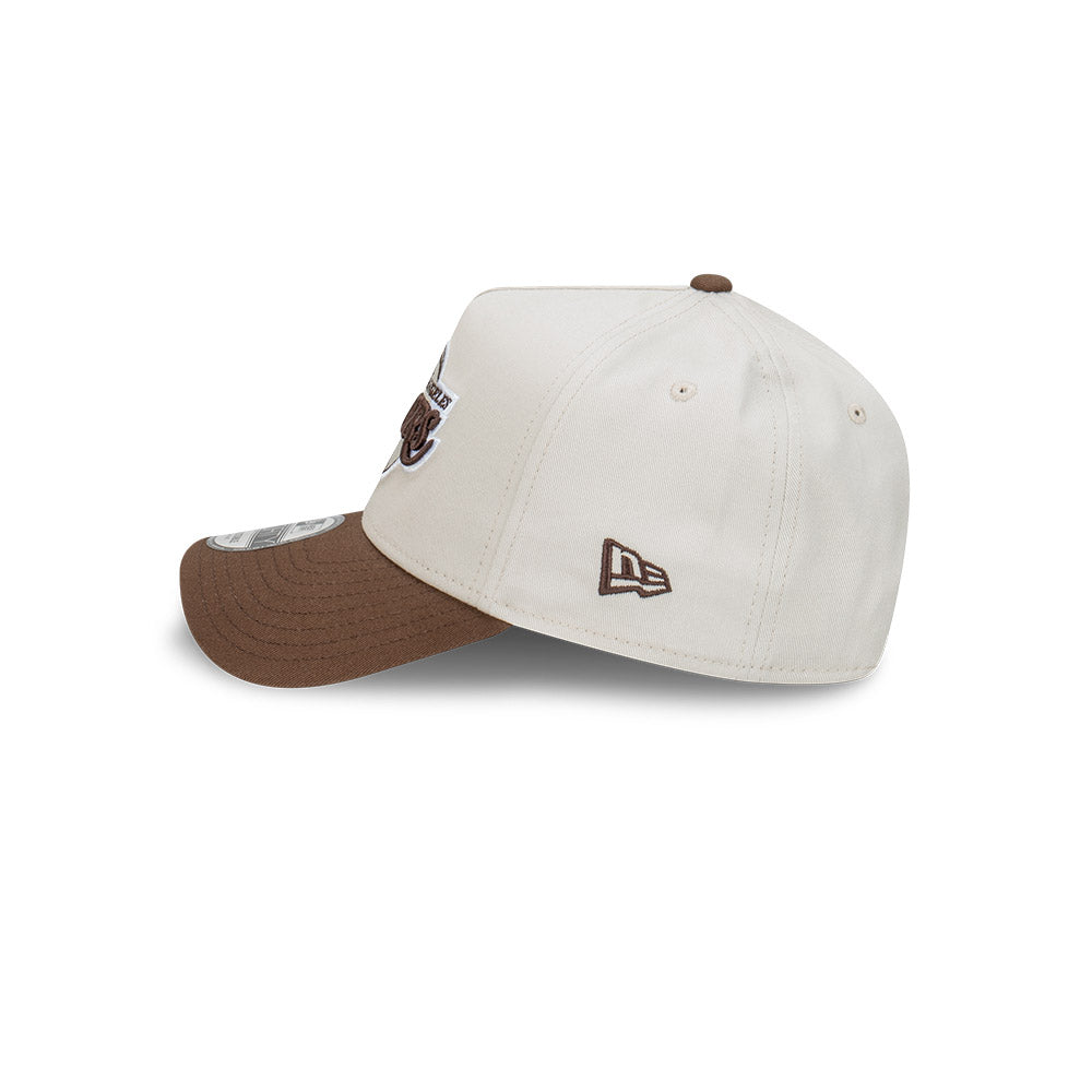 New Era 9Forty A-Frame NBA Vintage Stone Walnut Los Angeles Lakers ...