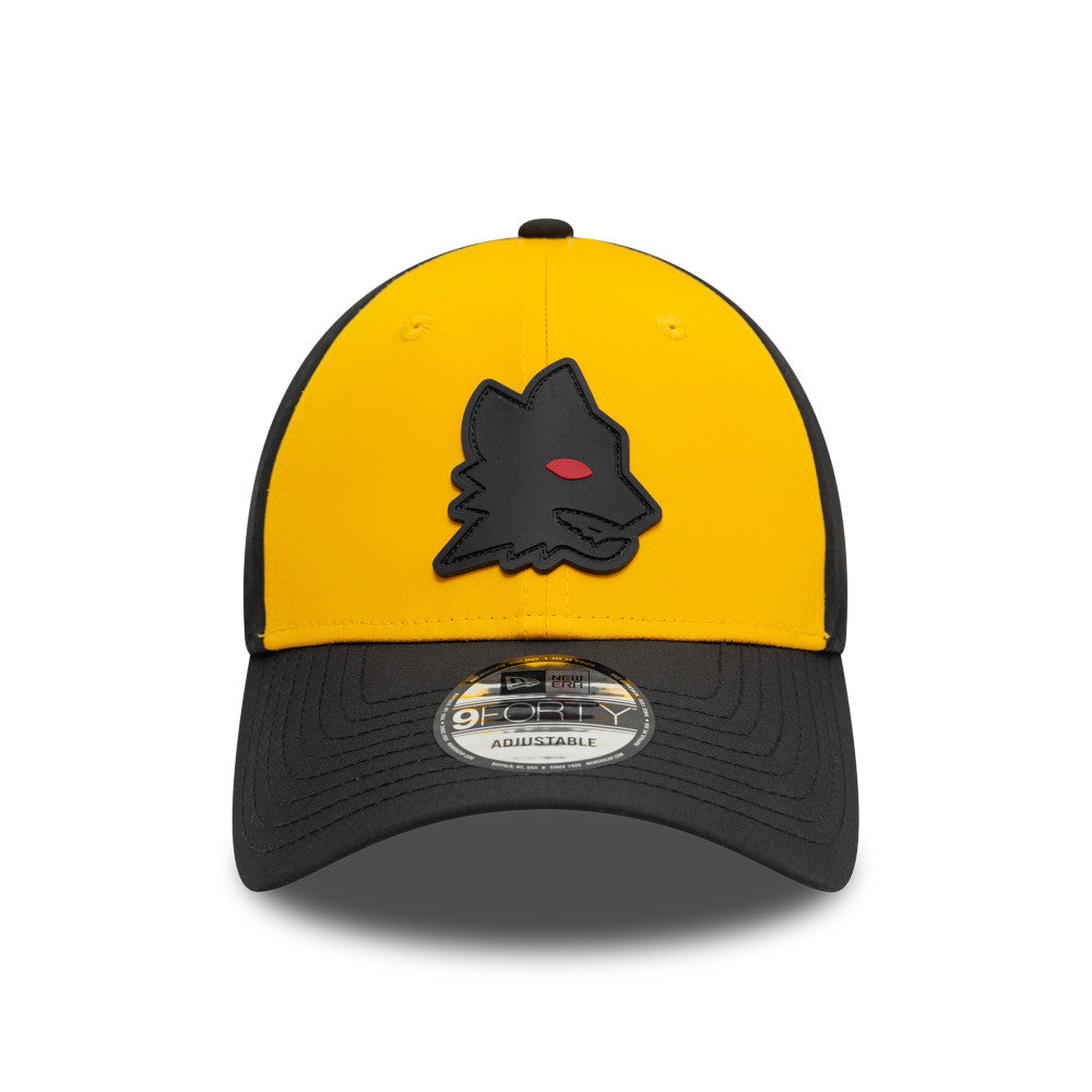 New Era 9Forty Rubber Wolf AS Roma Gold Black – Cap-Z Australia